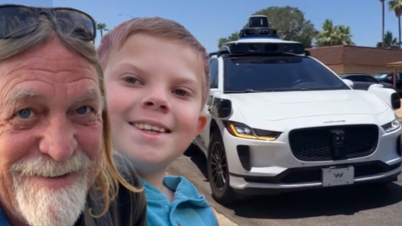 We drove in the first driverless car! - YouTube