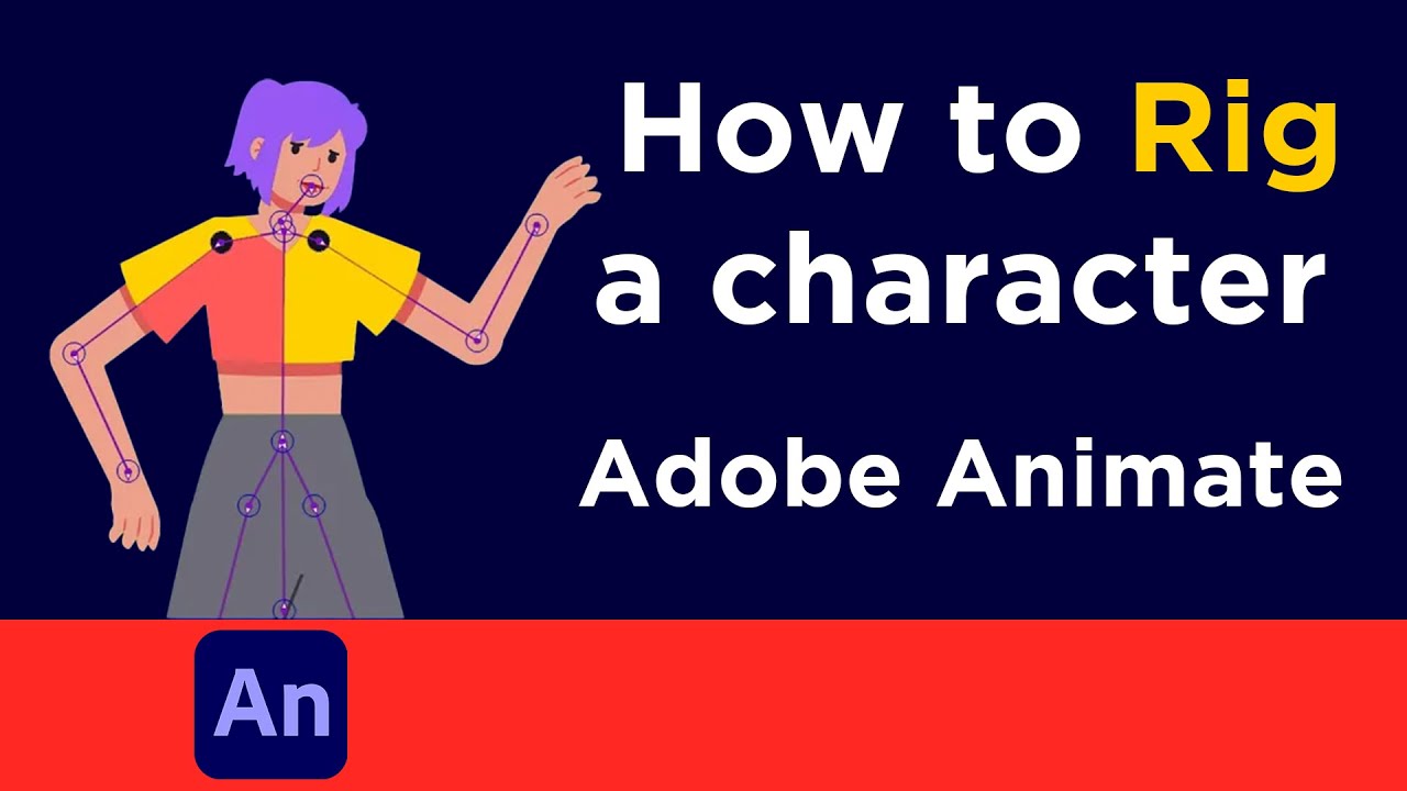 how to rig a character in adobe animate - YouTube