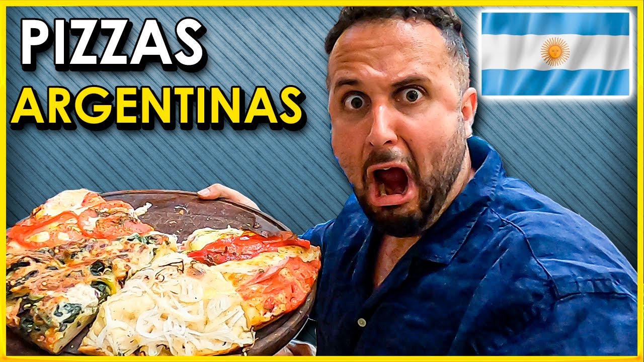 Españoles PRUEBAN LA PIZZA ARGENTINA *POR PRIMERA VEZ* - YouTube