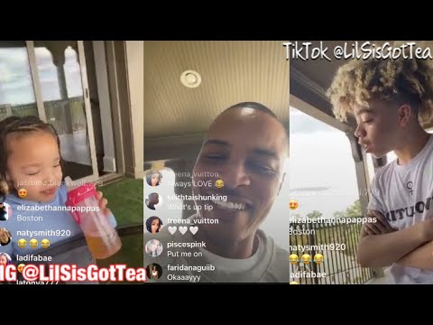 T.I. LIVE ON INSTAGRAM SPENDING HIS QUARANTINED TIME IN ATLANTA WITH TINY KING & HEIRESS