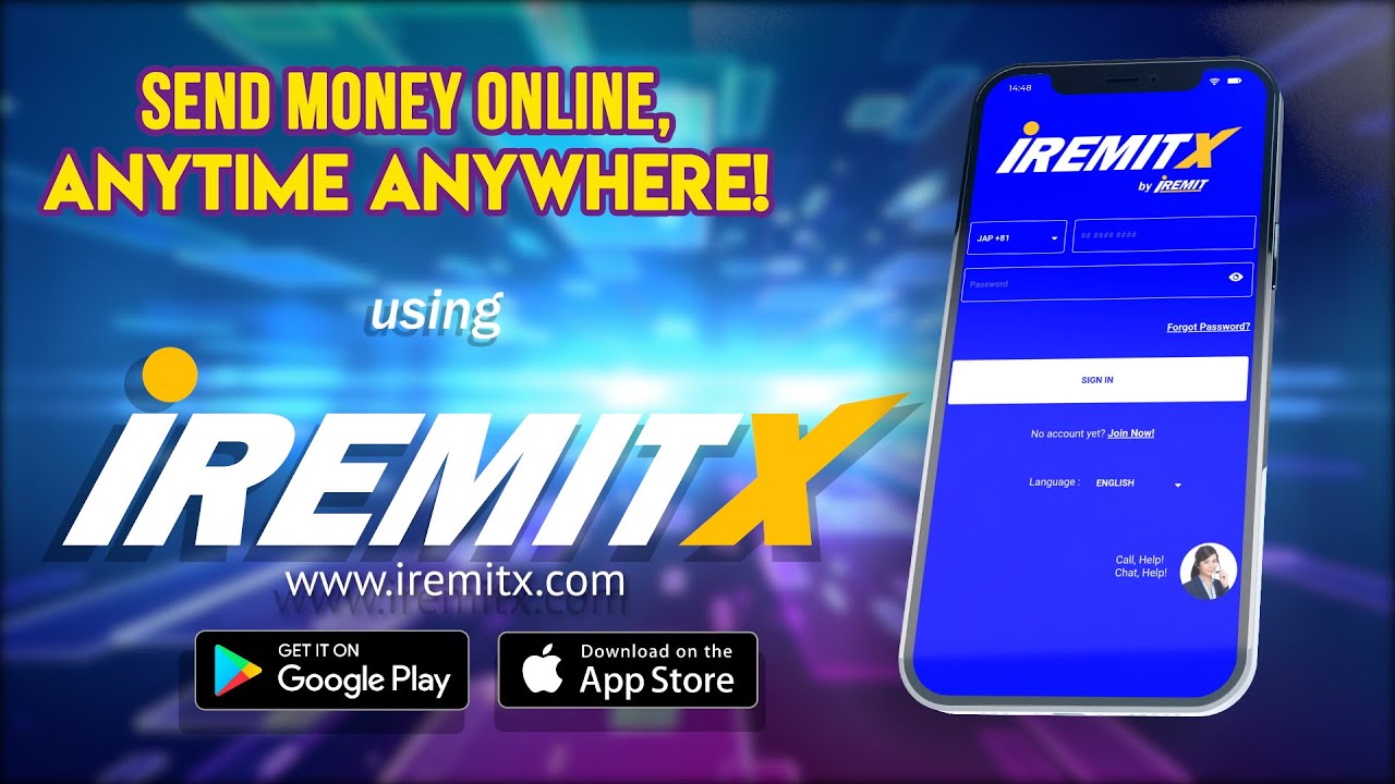 Send money anytime, anywhere using IREMITX Japan! Mag-register na! Here ...