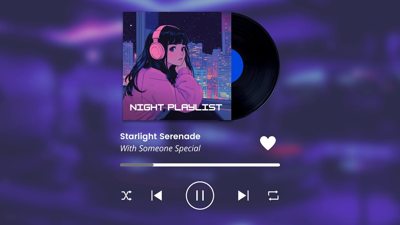 𝑵𝒊𝒈𝒉𝒕 𝑻𝒊𝒎𝒆🌙 Chill Korean playlist for night studies - "Starlight ...