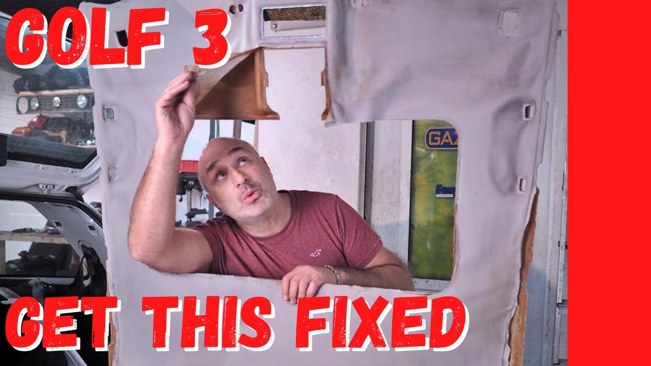 How To Remove Your Golf 3 Headliner - YouTube