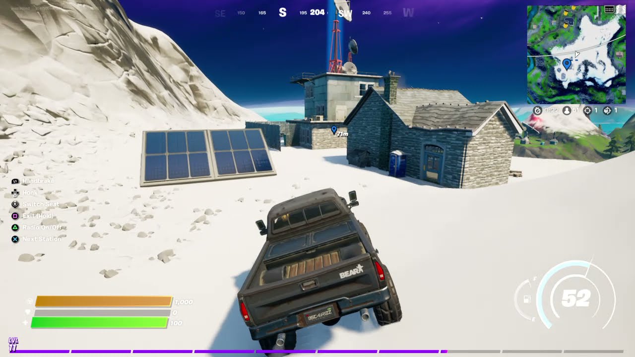 How to Deliver a Car to The Weather Station - Fortnite Season 8 Quest ...
