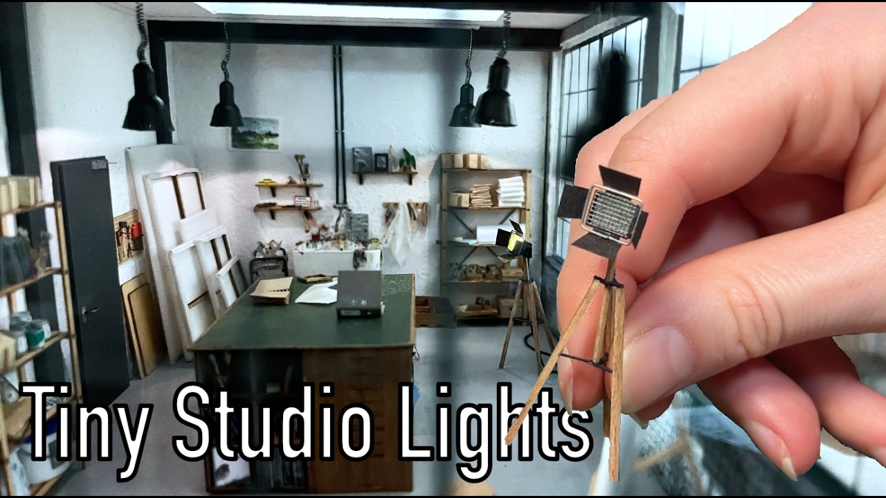 Building a Miniature Artist’s Studio: Episode 5 – Light Into The Dark ...