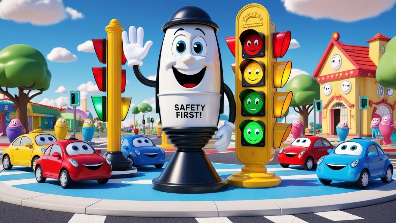 "🚦 Sing & Play! The Ultimate Traffic Song for Kids | Fun Nursery Rhymes ...