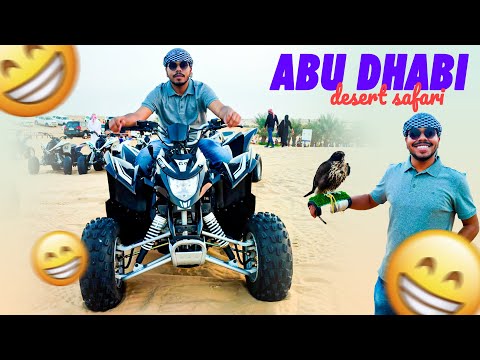 Desert Safari Abu Dhabi | Belly Dance and Fire Show | Vlog #54 | Rajneesh Jha Vlogs