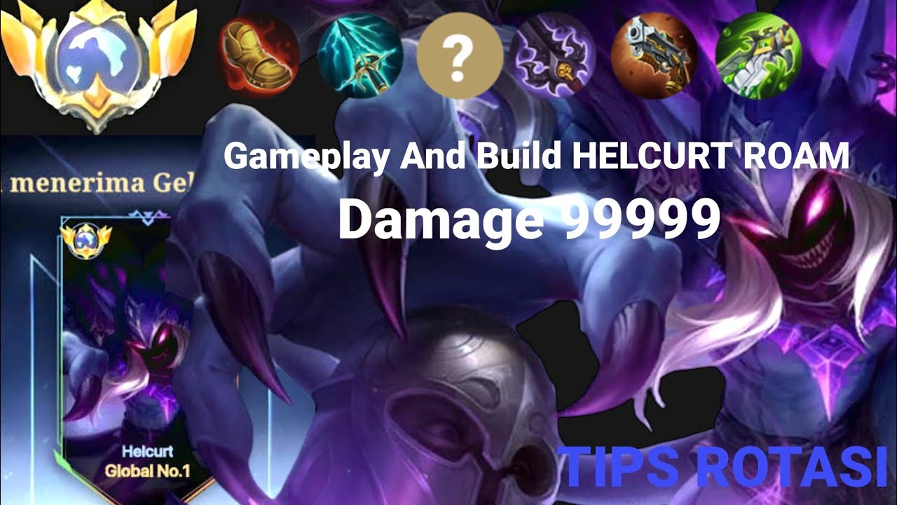 Gameplay Dan Build HELCURT ROAM | New Update New Patch 2024 | Global ...