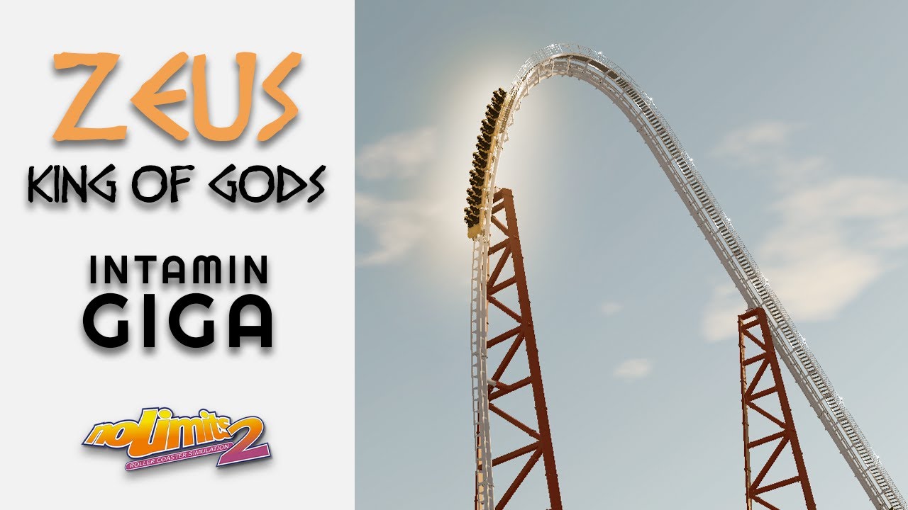 Zeus: King of Gods | Intamin Giga Coaster | NoLimits 2 Pro - YouTube