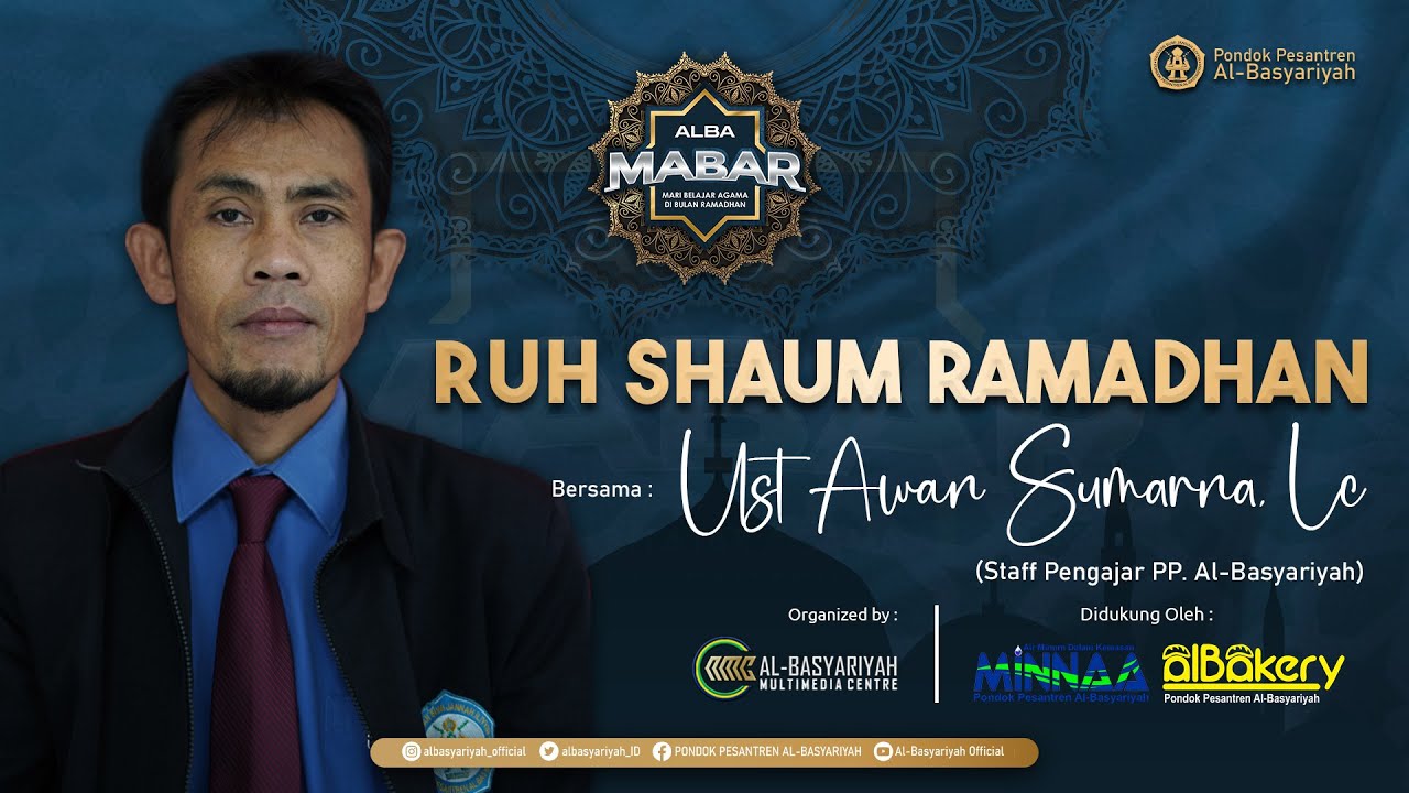 Ruh Shaum Ramadhan - Ust. Awan Sumarna, Lc. - YouTube