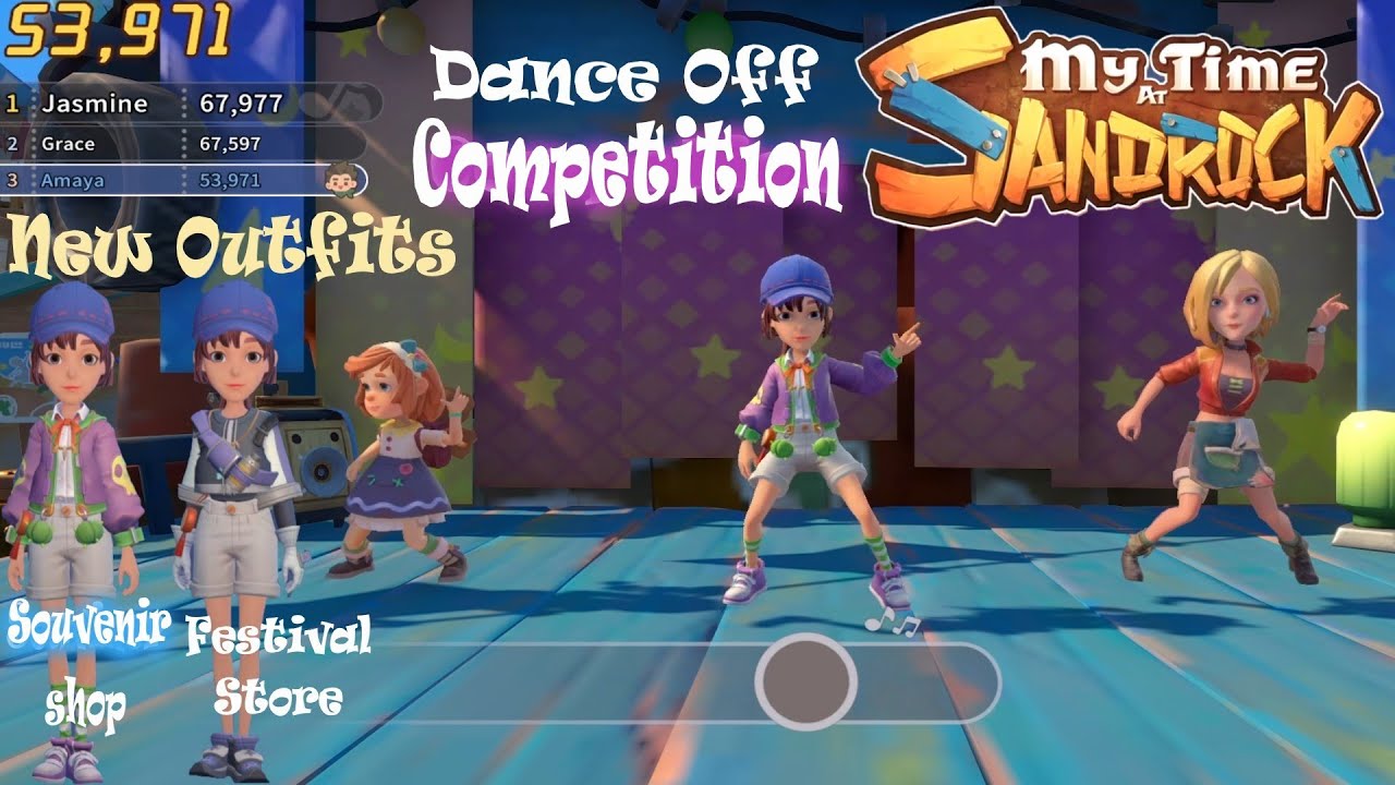 Dance Off Competition + Festival Store + Hydrogel Core + Dancer's ...