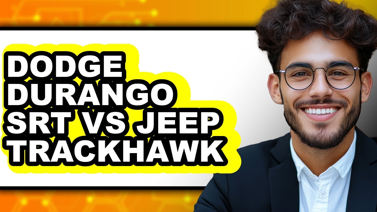 Dodge Durango SRT vs Jeep Trackhawk - Full Comparison - YouTube