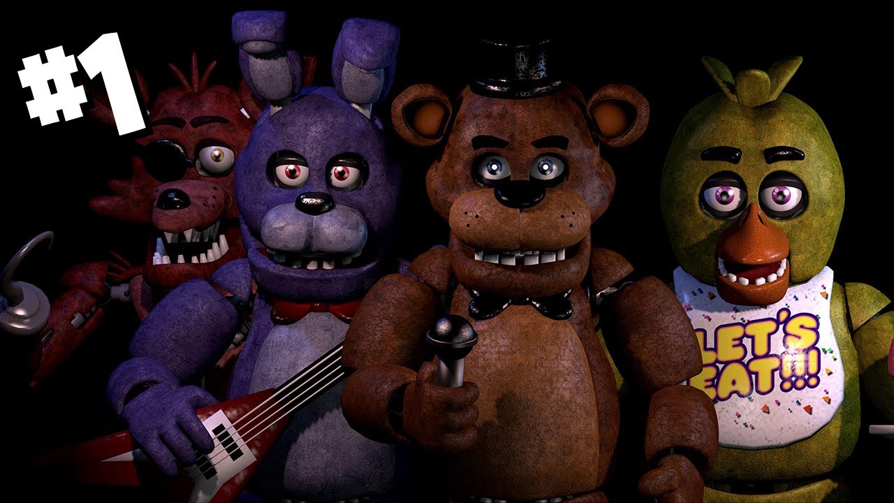 Playing Every FNAF Game for the First Time MONTAGE! Pt 1: FNAF 1 - YouTube