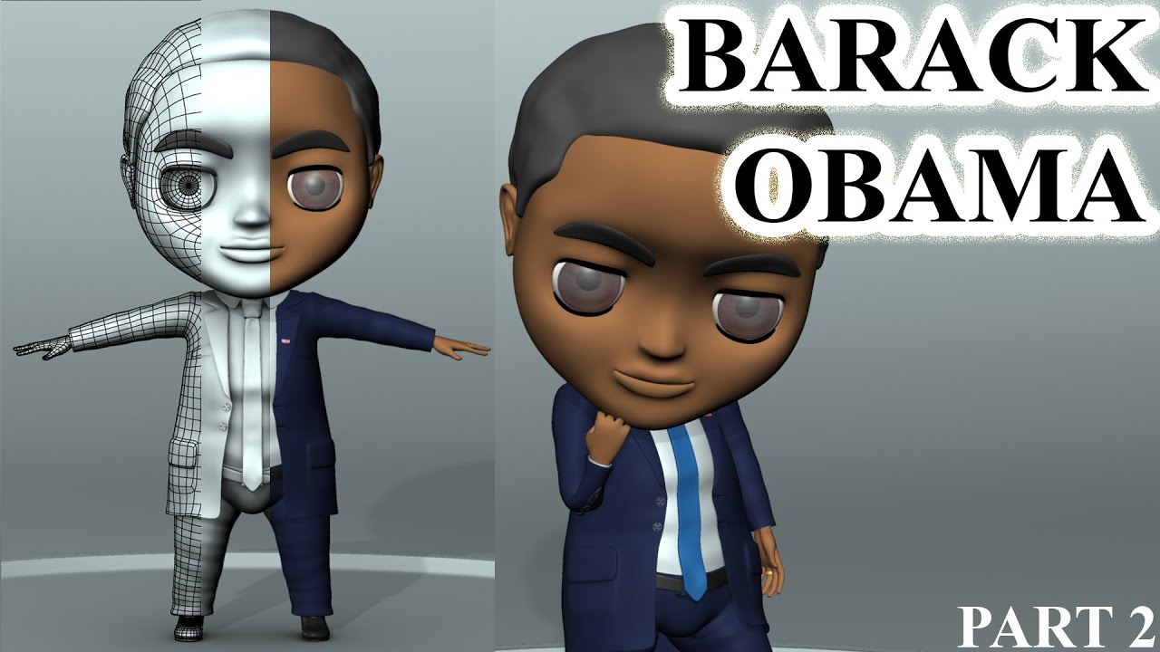 Barack Obama Chibi | URChibified! | Pt2 - YouTube