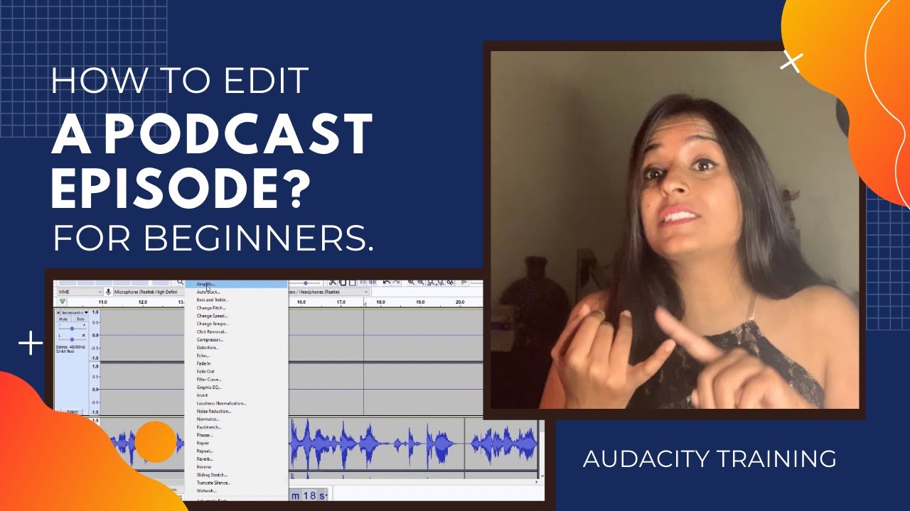 How To Edit a Podcast | For Beginners | Audacity App - YouTube