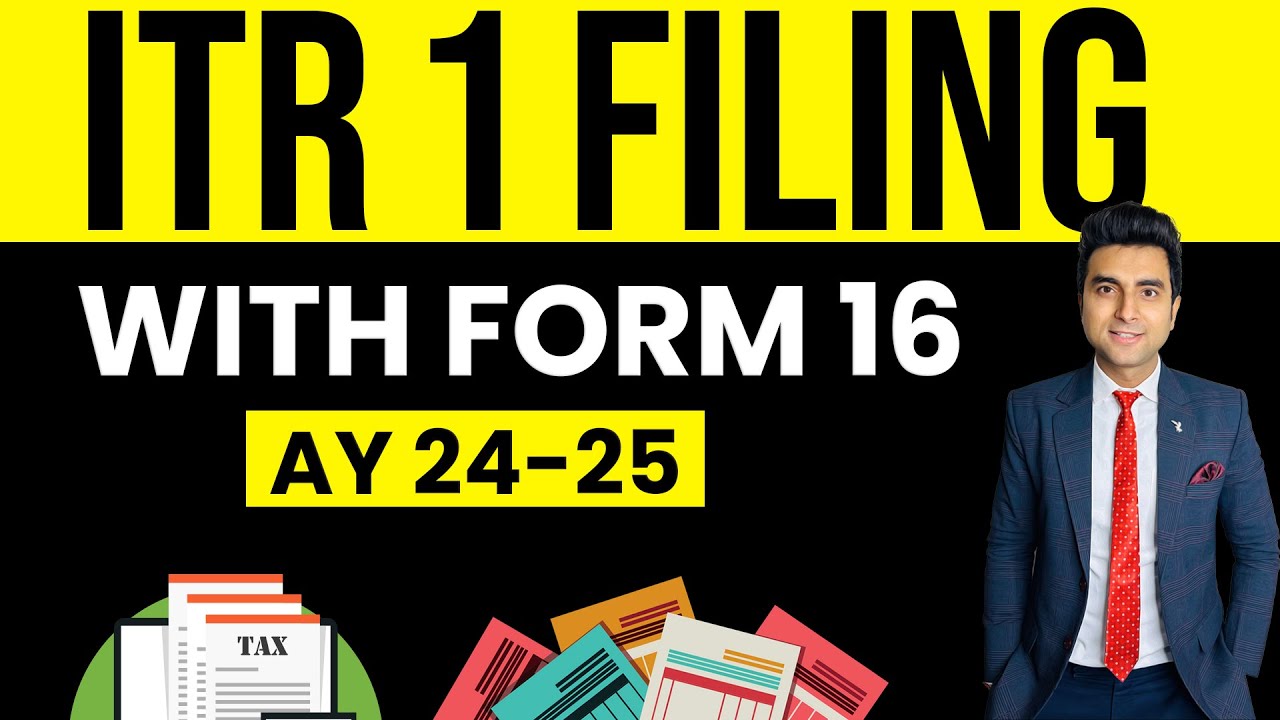 Income Tax Return (ITR 1) filing online 2024-25 (FY 2023-24) | How to ...
