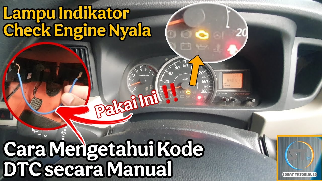 Lampu Check Engine Mobil Sigra atau Calya Nyala, Begini cara cek Manual ...