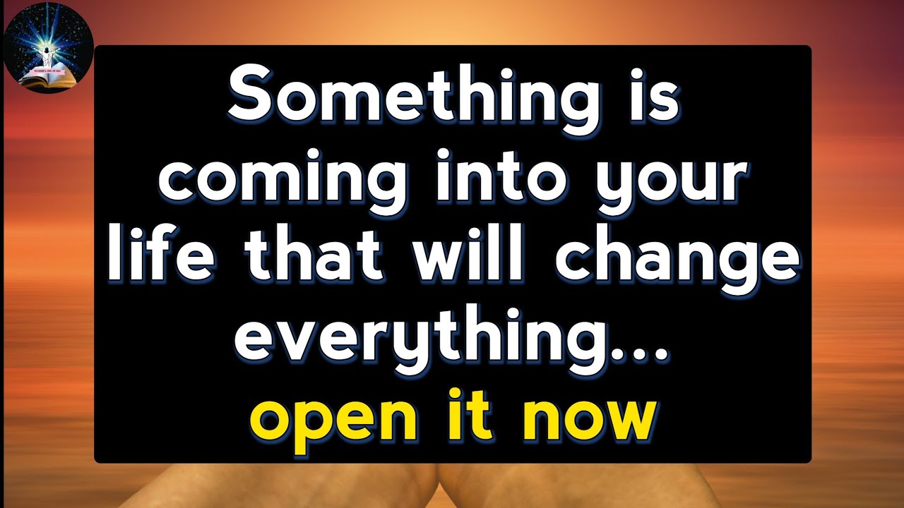 ️😇 God says | Something is coming into your life | Gods Message | bible ...