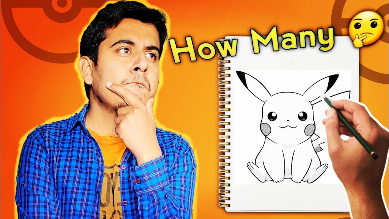 Pokemon Challenge | I Tried to Draw 100 POKEMON In 10 MINUTES - YouTube