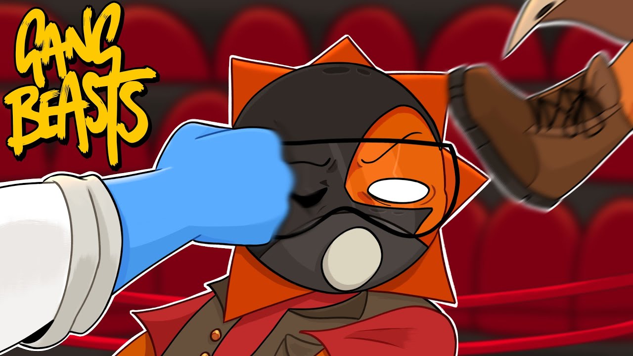 Gang Beasts - Jack's INSANE LEFT HOOK With Moon and Jack - YouTube