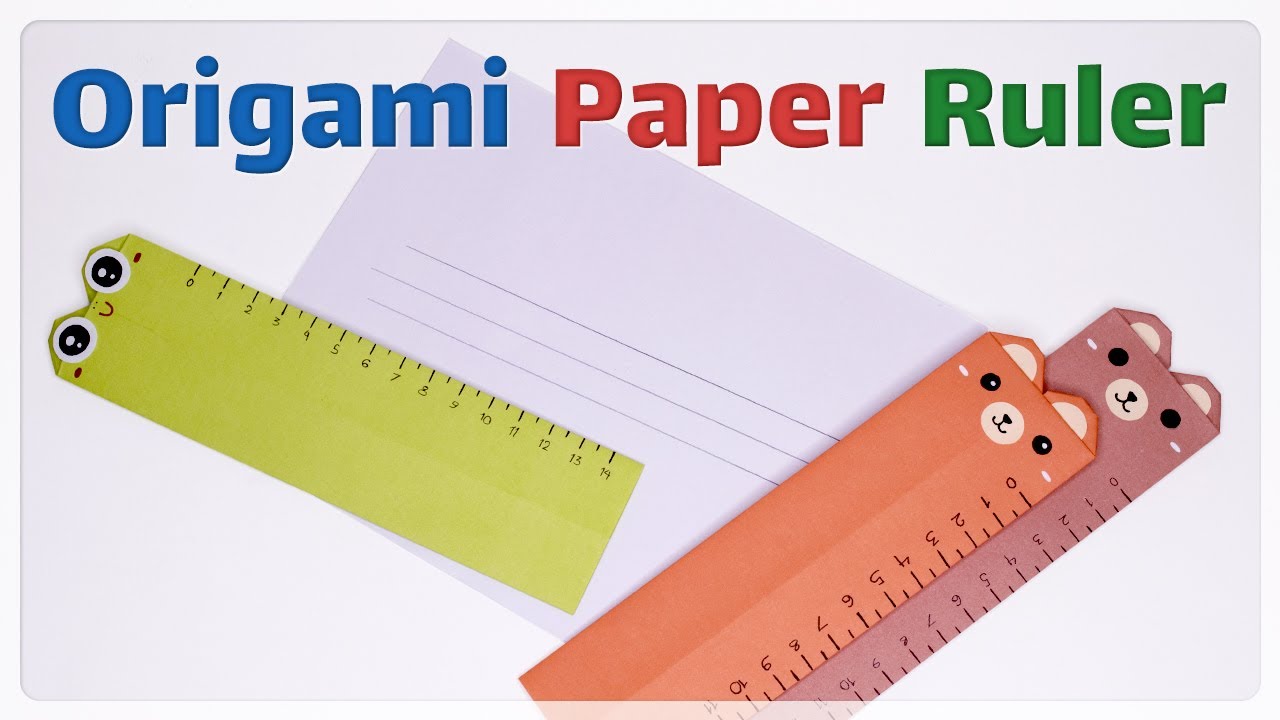 Paper Folding Ruler - YouTube