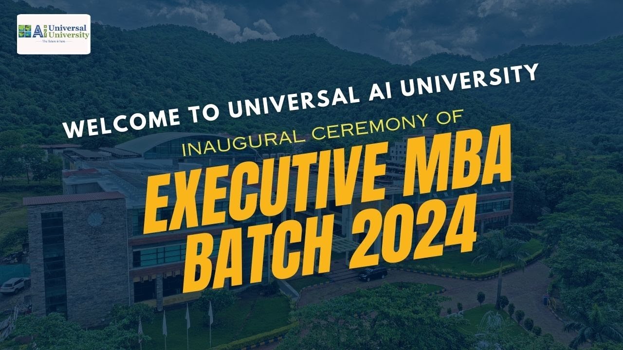 Universal Ai University Launches Executive MBA | Exclusive Interviews with EMBA 2024 Batch - YouTube
