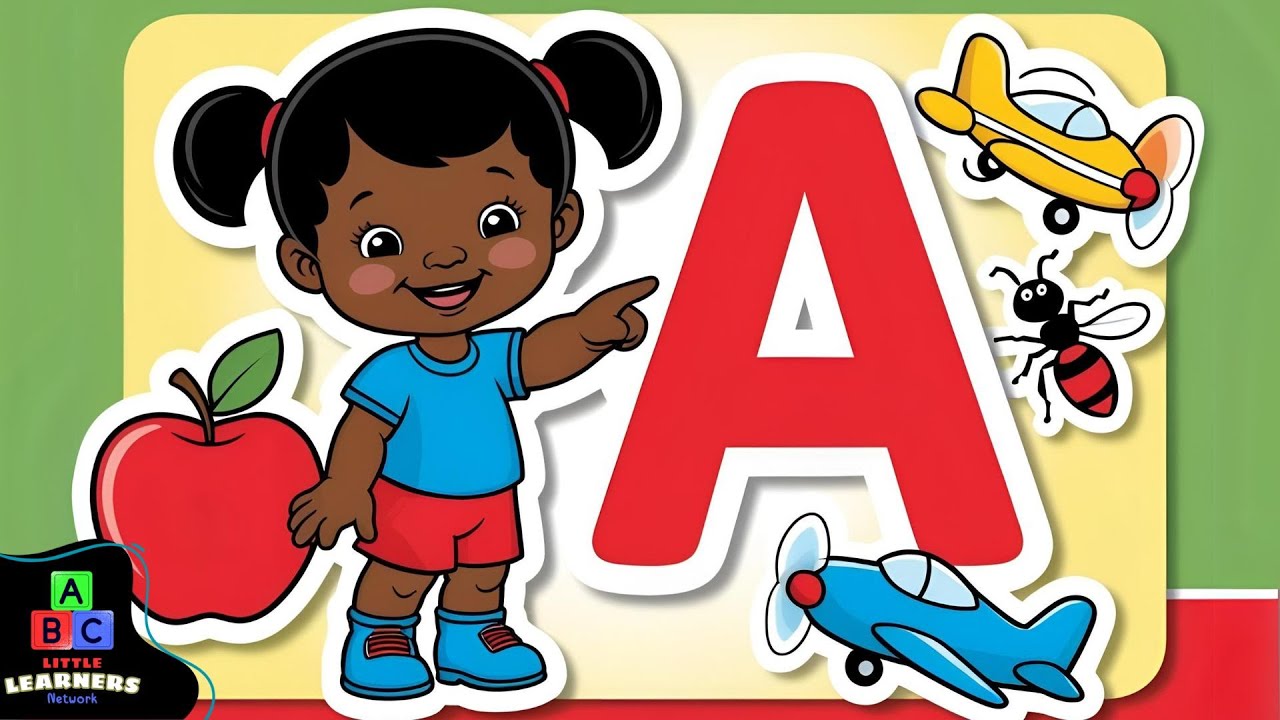 Learn Letter A for Kids | Alphabet Learning Video with A Words & Sounds ...