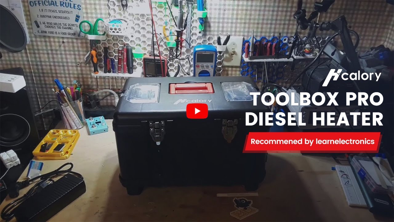 Hcalory Diesel Air Parking Heater, unique All-in-One Box Design - YouTube