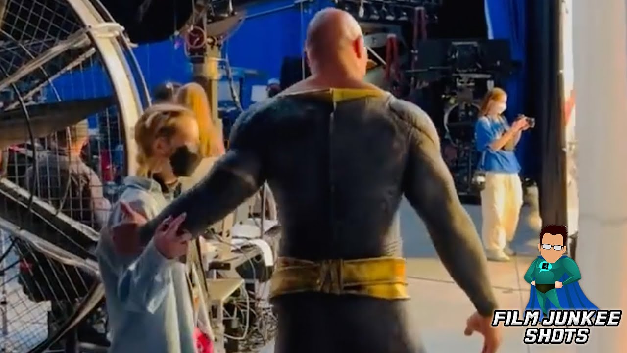 Dwayne Johnson is Enormous in Black Adam Video - Film Junkee Shots ...