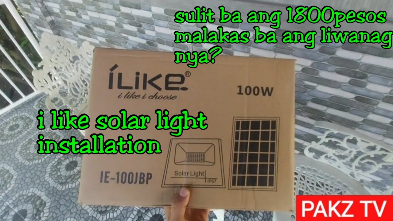 sulit ba ang solar flood light? installation ng solar flood light ...