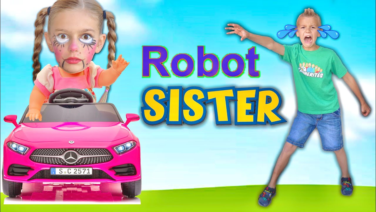 My SiSter TuRned InTo A RoBot Baby Doll! - YouTube