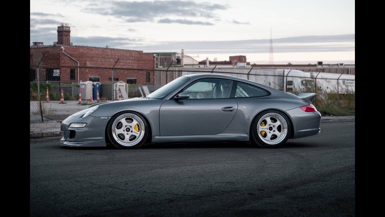 Peyton's Porsche 911 on Work Wheels - YouTube