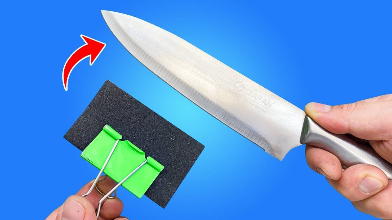 🔪 Transform Your Dull Knife Into a Razor Sharp Edge in Just 1 Minute! ⚡ ...