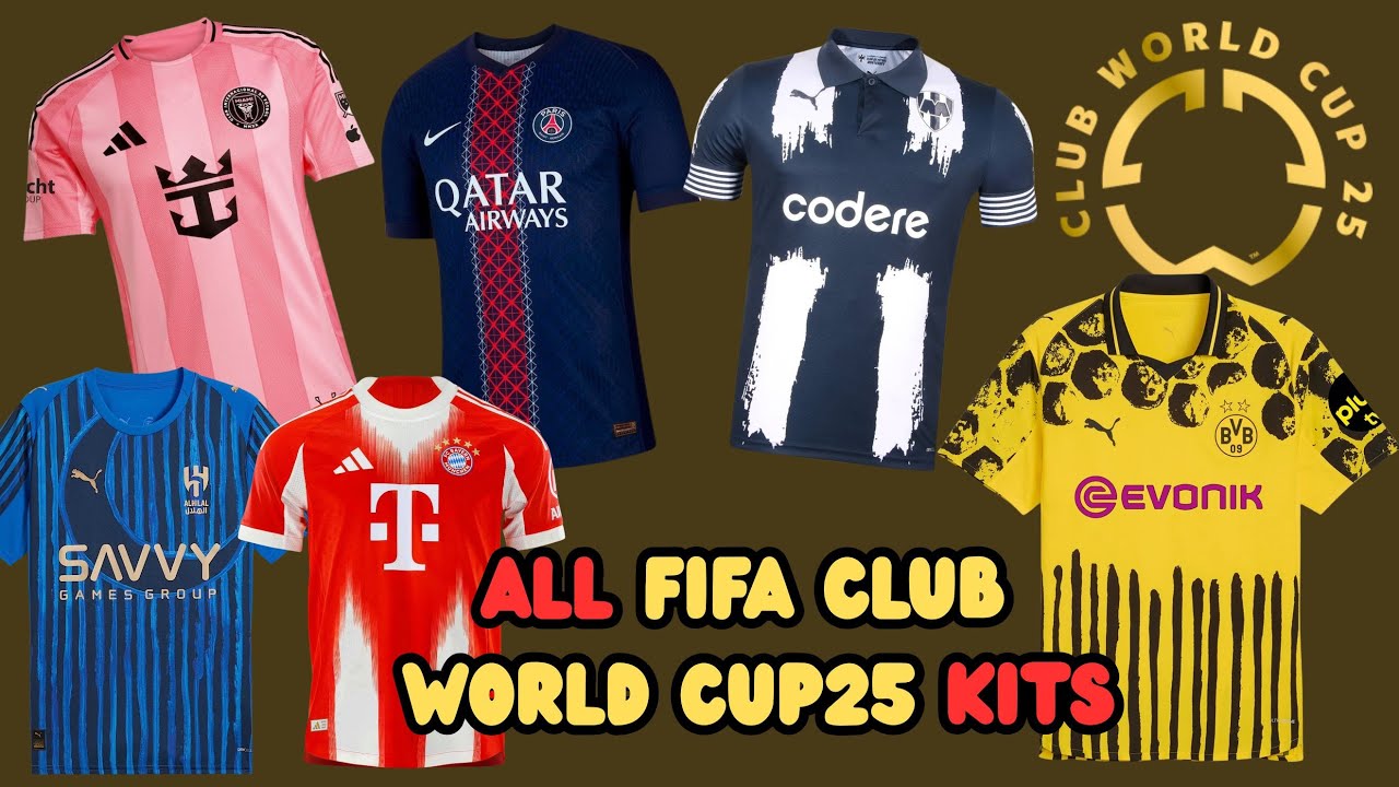 All FIFA Club World Cup 2025 Kits 😍😍😍 - YouTube