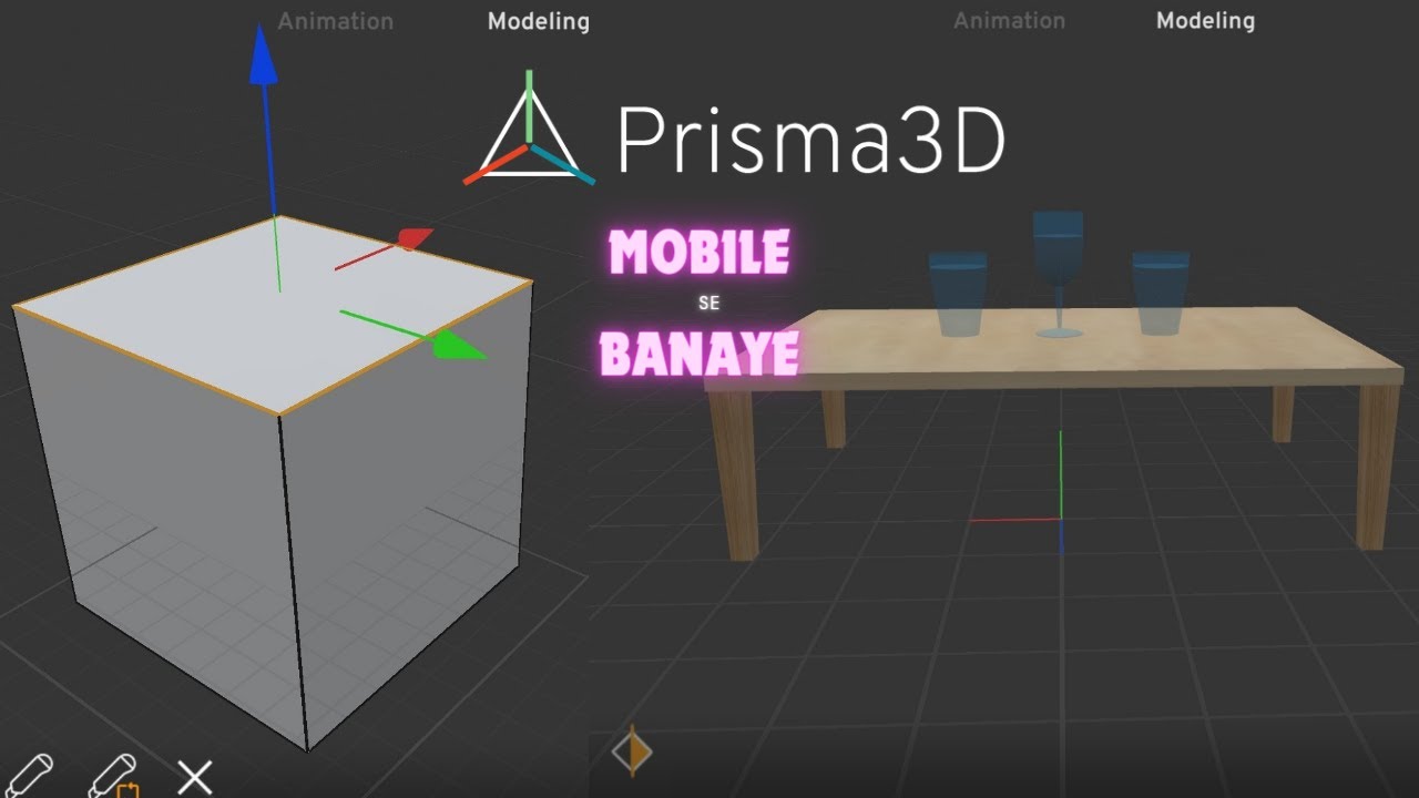 How to make design prisma 3d #digital3d #prisma - YouTube
