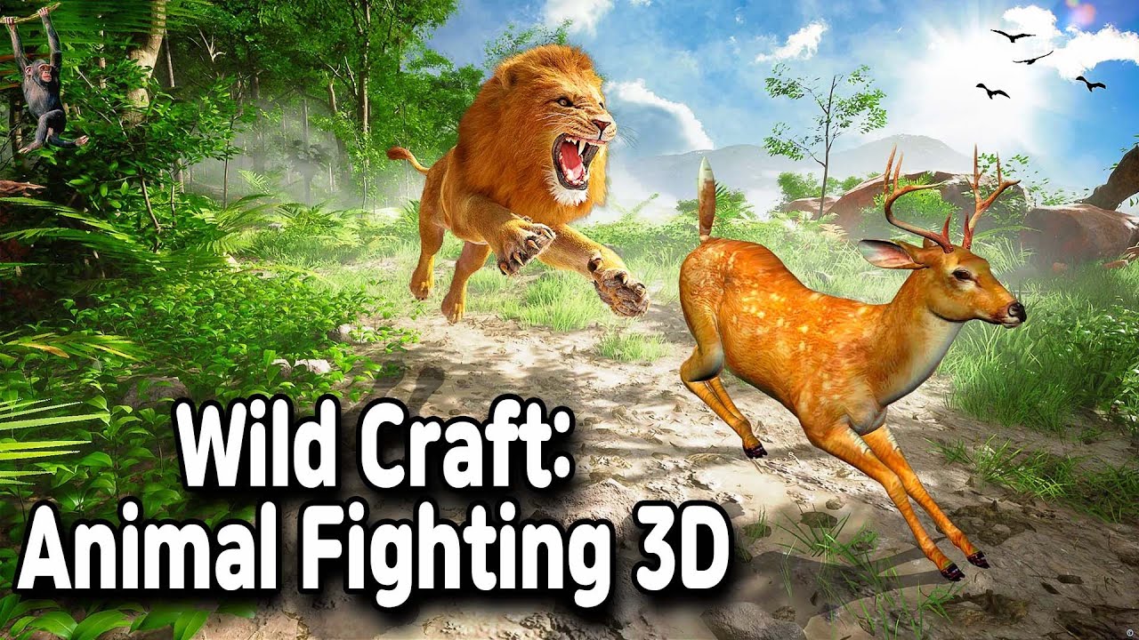 Wild Craft: Animal Fighting 3D - 게임플레이 영상 [모바일게임] - YouTube