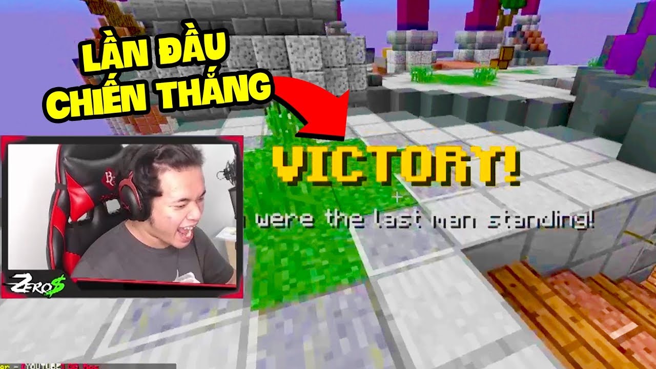 TRẬN THẮNG KHÓ KHẮN NHẤT MINECRAFT SKYWARS (Oops Zeros Minecraft) - YouTube