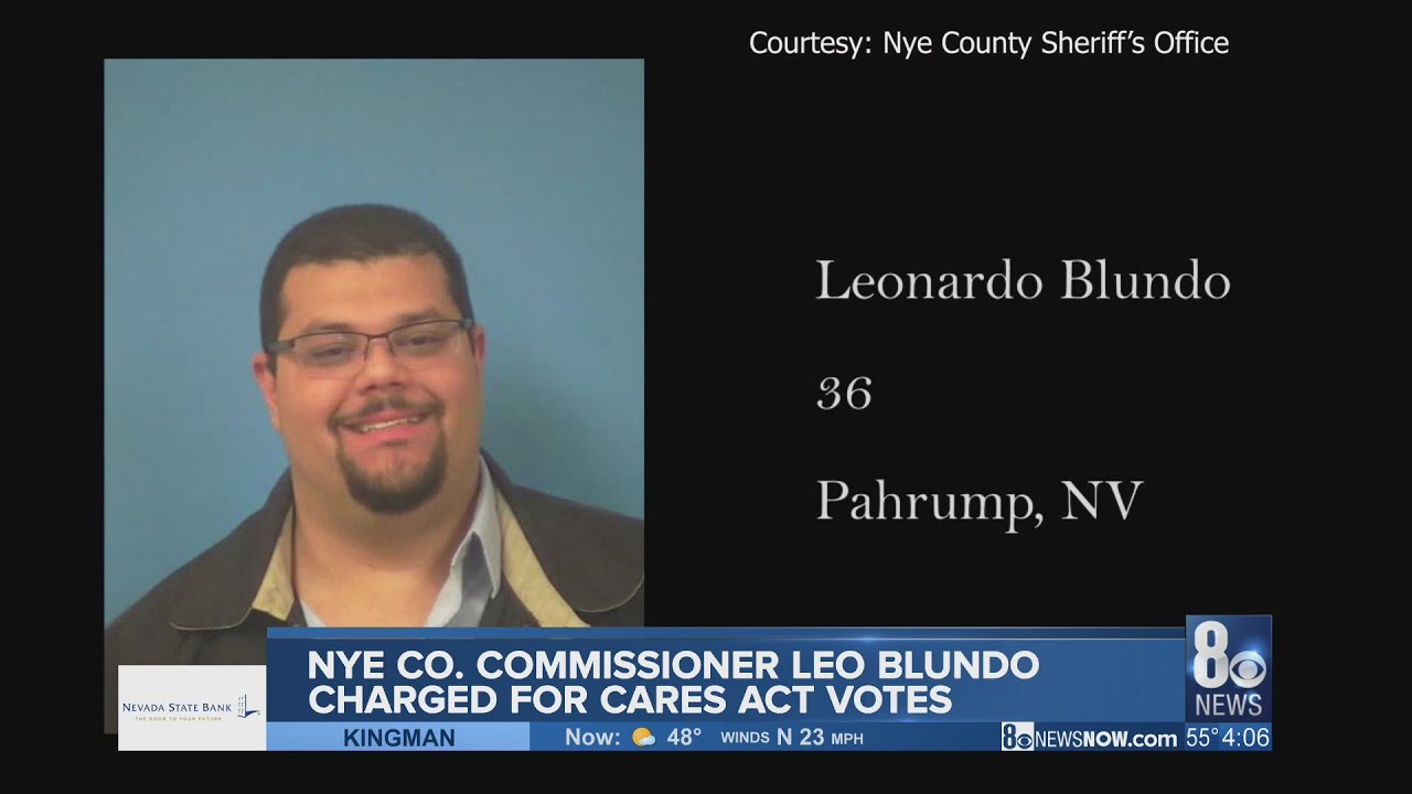 UPDATE: Nye County Commissioner Blundo now in custody - YouTube
