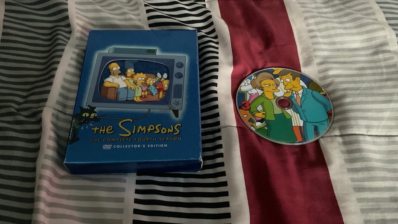 Opening to The Simpsons: The Complete Fourth Season 2004 DVD (Disc 3 ...