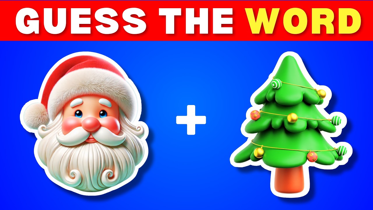 Guess the Word by Emoji - Christmas Edition 🌲⭐🎅 Christmas Quiz | Emoji ...