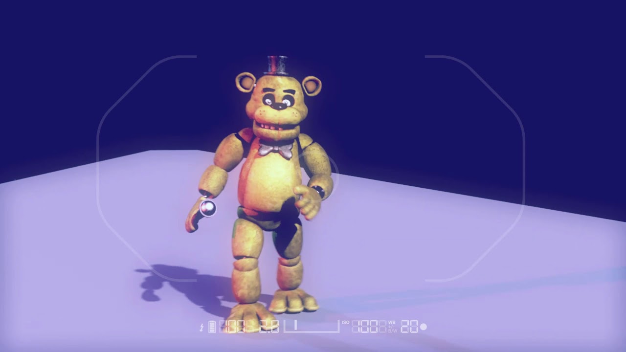 golden freddy walk cycle - YouTube
