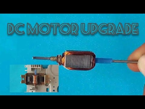 Incredible dual shaft brushed dc motor rotor - YouTube