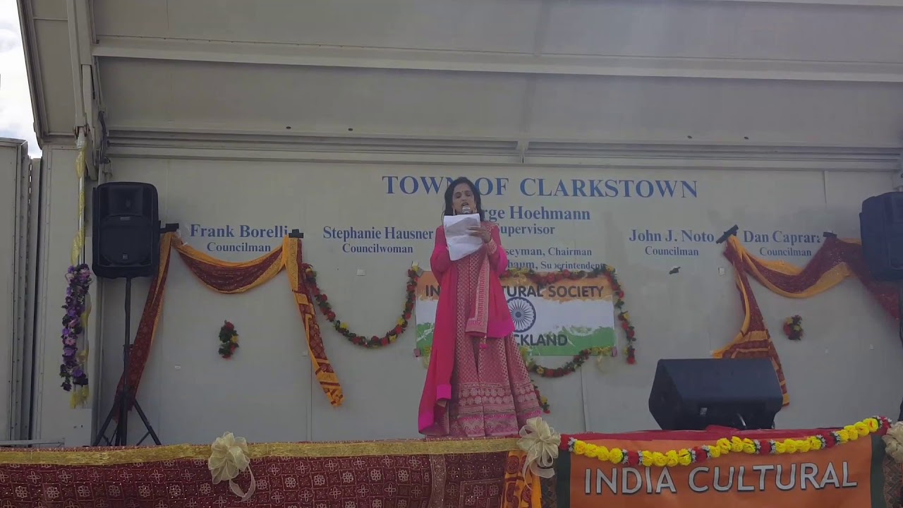 Aashmi.Joshi winner of MISS POSITIVITY sings at MISS ROCKLAND ICSR ...