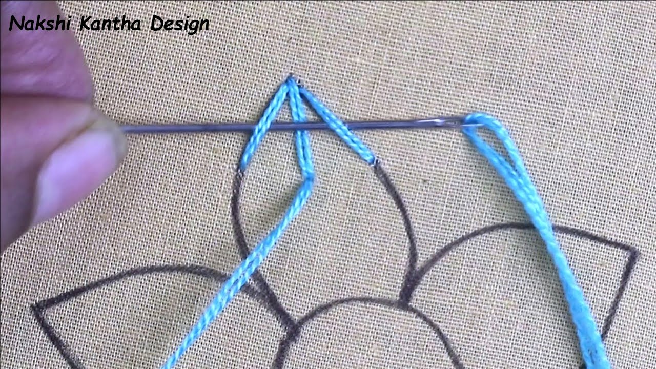 new tutorial on easy flower embroidery with simple stitch flower ...