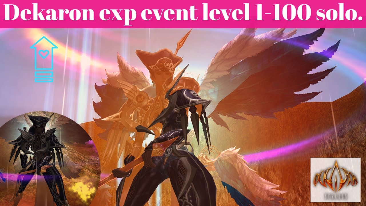 Dekaron leveling using the main quest line. Solo level 1 to 100 kind of ...