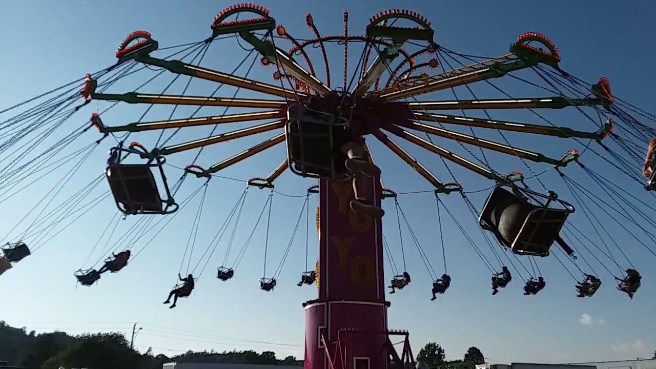 Yo Yo Carnival Ride Swings - YouTube
