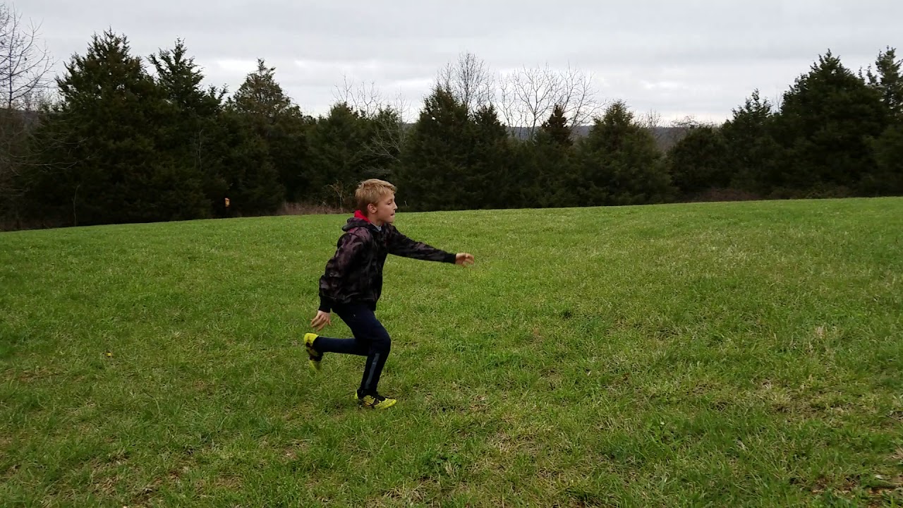 Will's first ground flip - YouTube