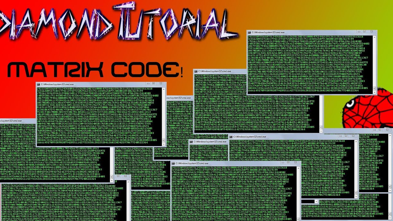 DiamondTutorial-Matrix Code - YouTube