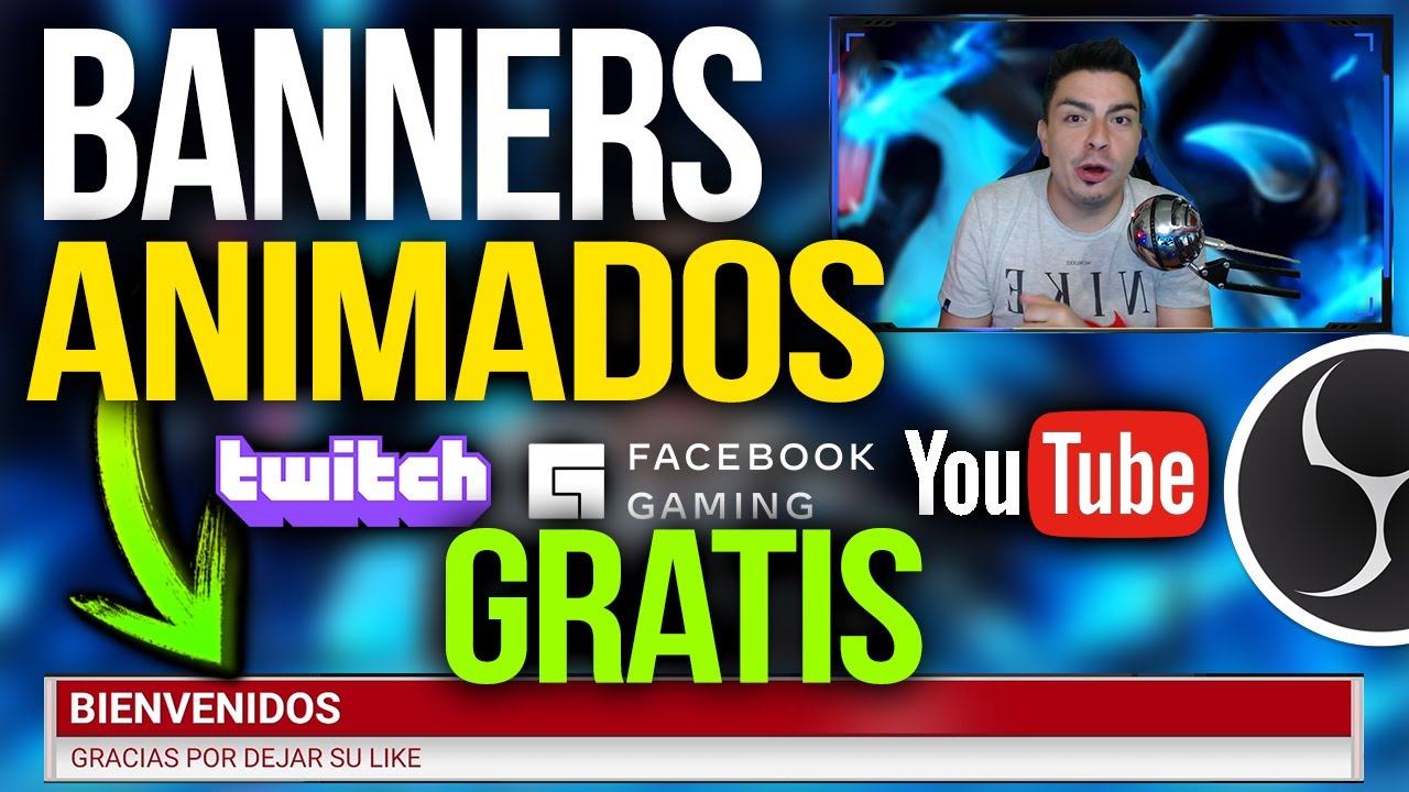 LOWERS / BANNERS ANIMADOS *GRATIS* y EDITABLES para VIDEOS y DIRECTOS ...