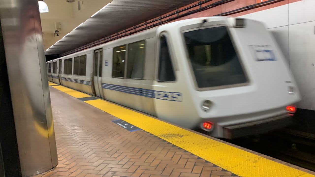 RARE| BART TRACK WORK|1975 BART Rohr train #1274 - YouTube